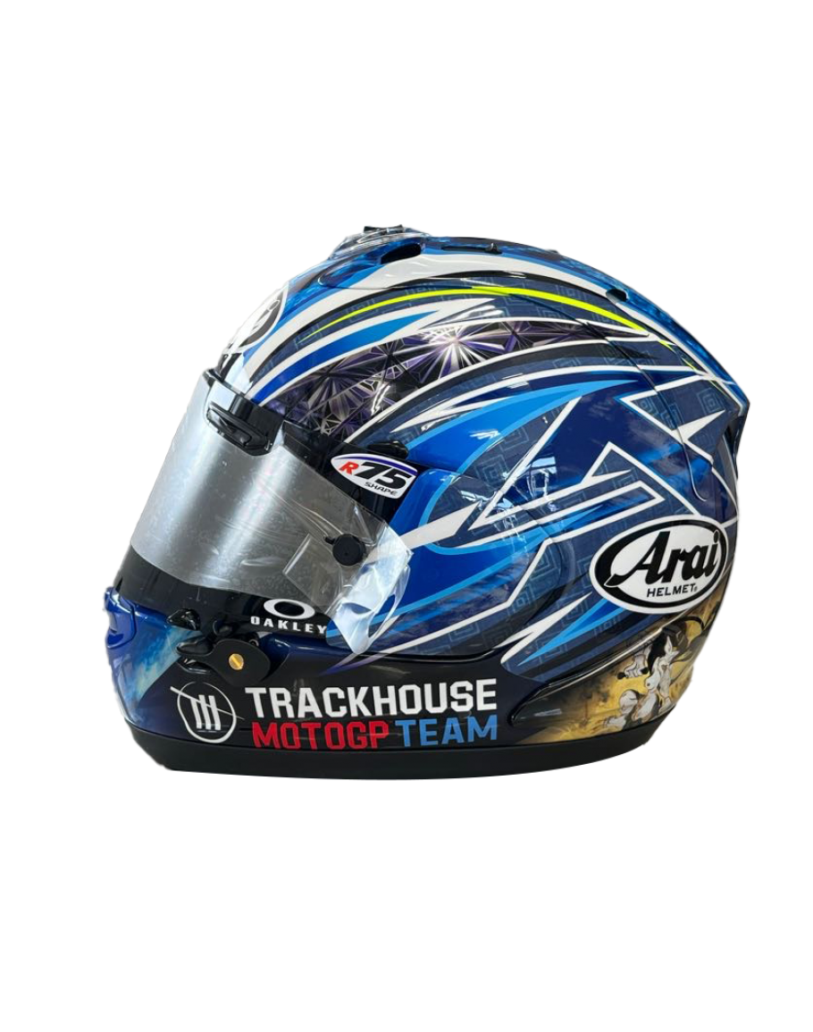 Arai RX-7X Ogura Trackhouse 彩繪 全罩安全帽｜小椋藍選手限量彩繪